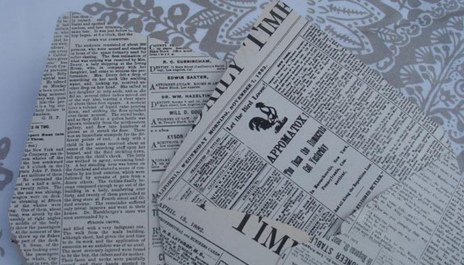 Easy Newspaper DIY Craft Ideas For Kids Step By Step