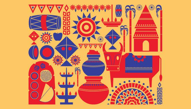 Harvest festival of india: Pongal, Makar Sankranti, magh mela, Onam